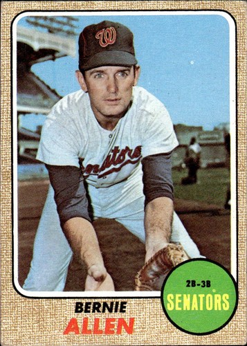 Bernie Allen 1968 Topps #548 Washington Senators | eBay