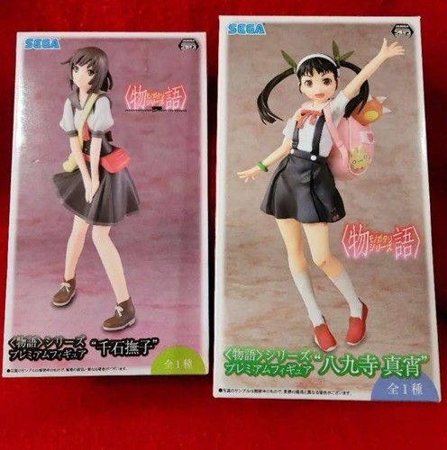 Monogatari series Figure lot set 2 Sega Nadeko Sengoku Mayoi Hachikuji ...