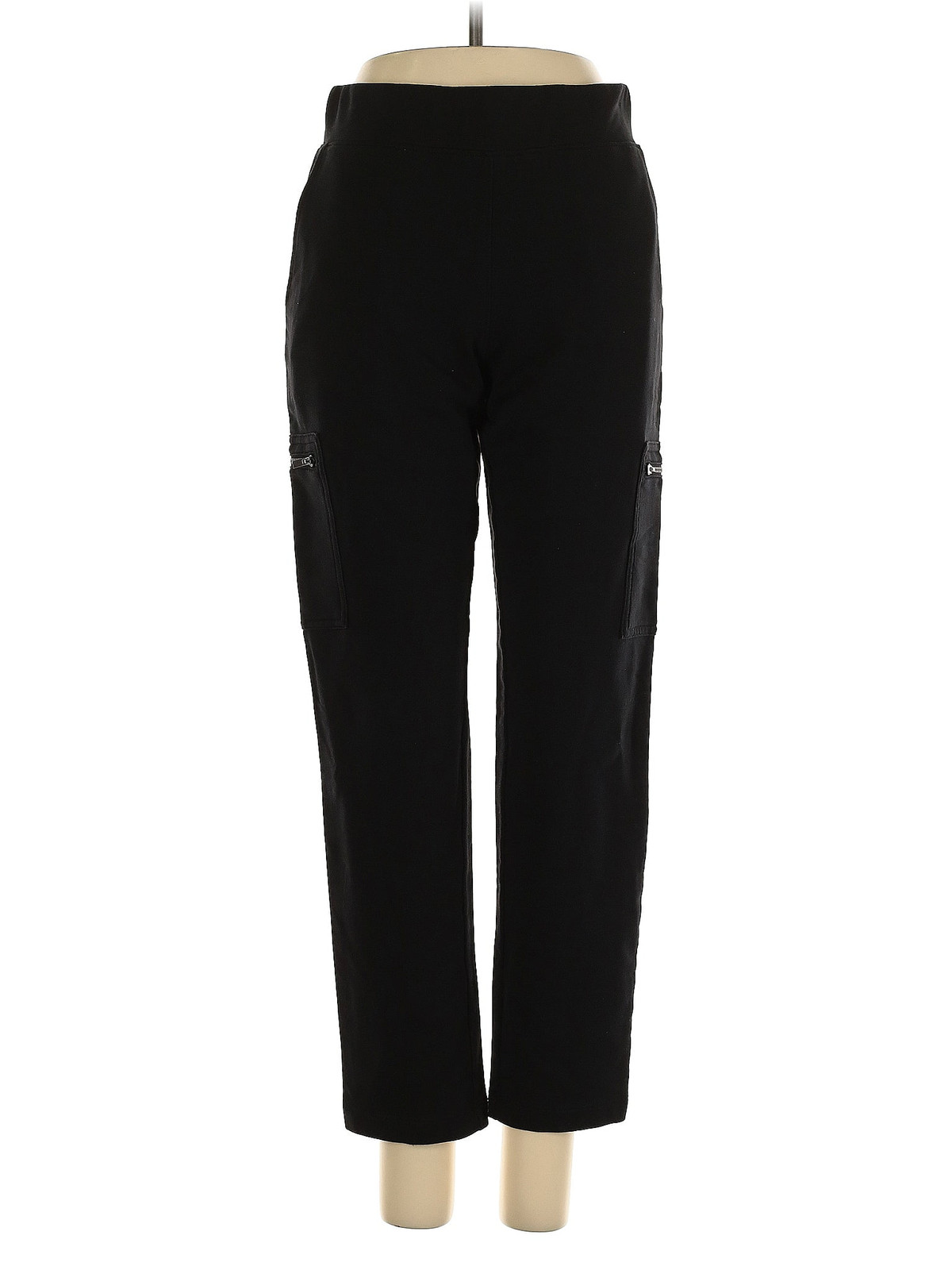 T by Talbots Women Black Casual Pants P - Gem