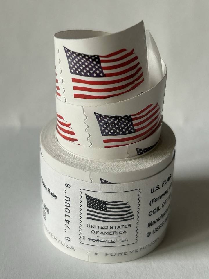 BRAND NEW ROLL 100 USPS FOREVER STAMPS $78 Postage Value for $14.99 ...