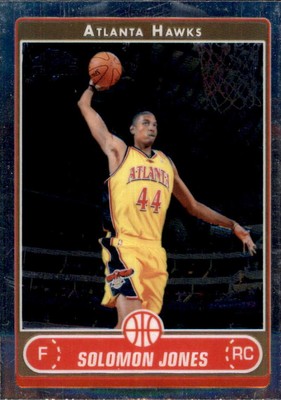 2006-07 Topps Chrome #161 SOLOMON JONES RC Rookie Hawks | eBay