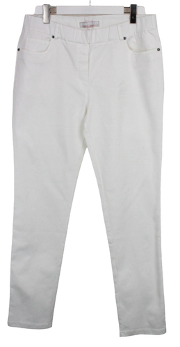 Rene Freres Pantalon Femmes UK 22 Extensible Conique Décontracté Poches ...