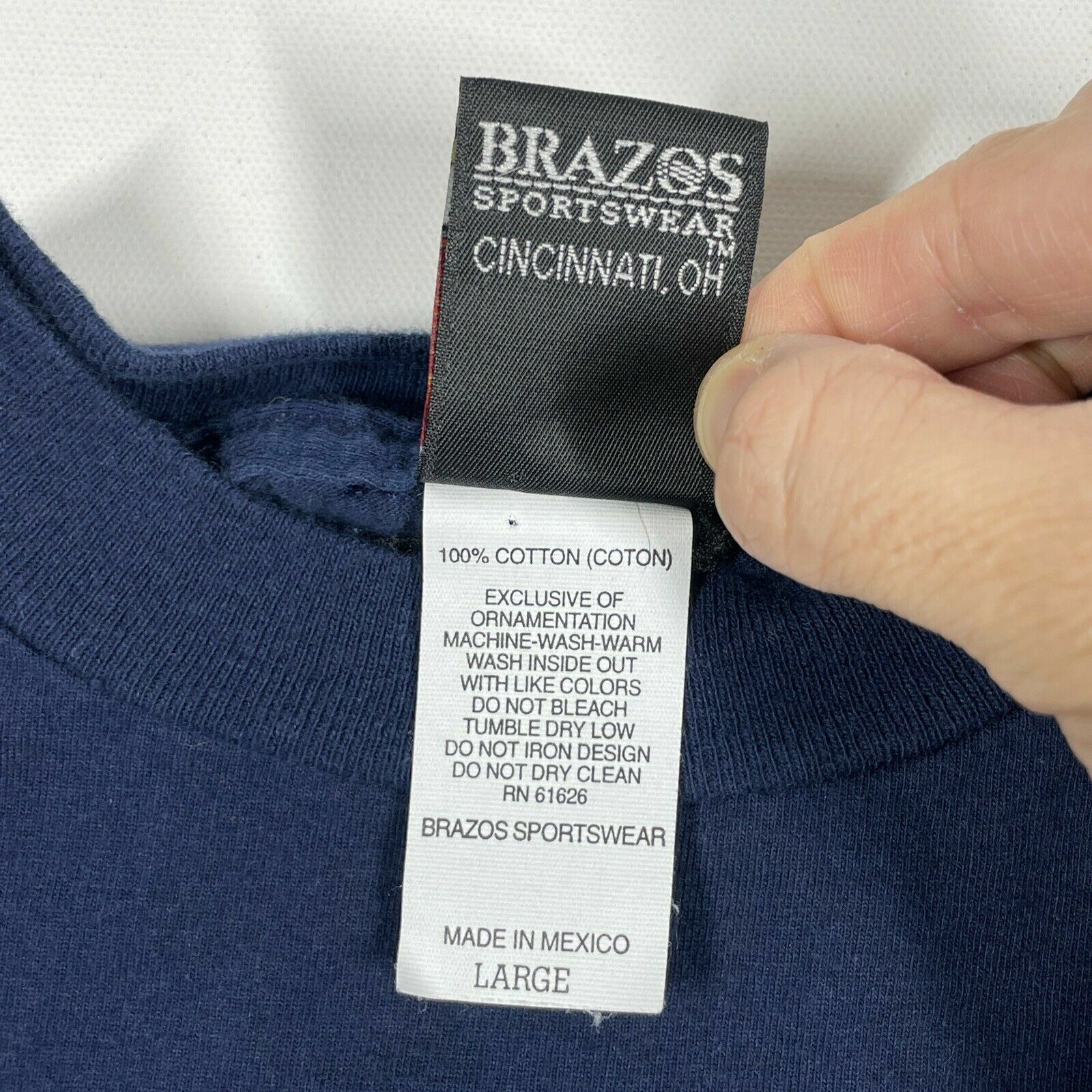 Disney Brazos Sportswear Mickey Mouse Blue T-Shirt Or… - Gem