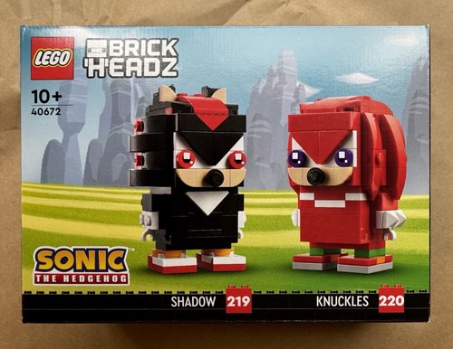 Sonic the Hedgehog - Knuckles & Shadow Brickheadz 40672 LEGO (NEW) | eBay