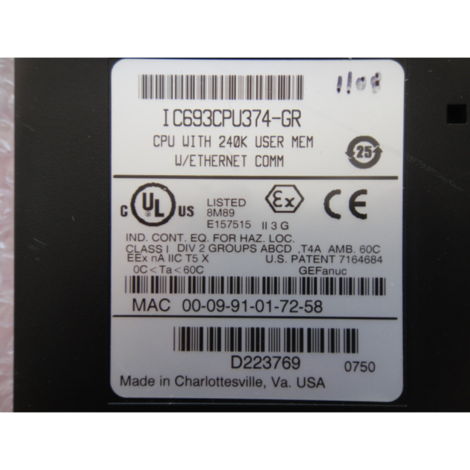 IC693CPU374-GR Used For GE Fanuc CPU Module Free Shipping | eBay