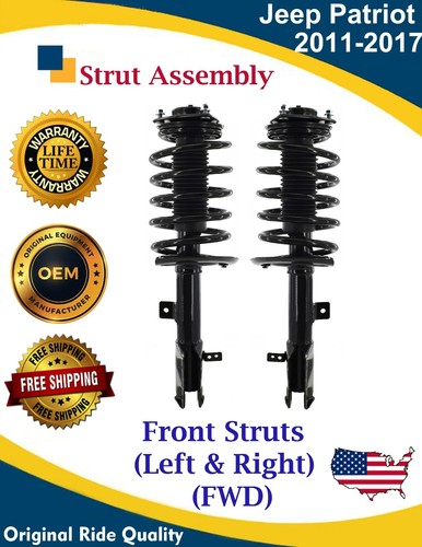 Premium OE Front Struts for 2011-2017 Jeep patriot 2.0L 2WD Lifetime ...