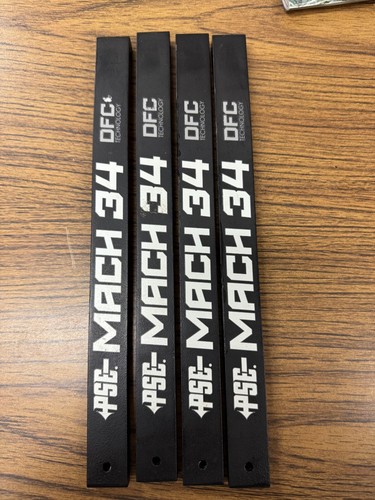 PSE Mach 34 - 2 Replacement Limbs Black (2 xtras with defects) 80# Max ...