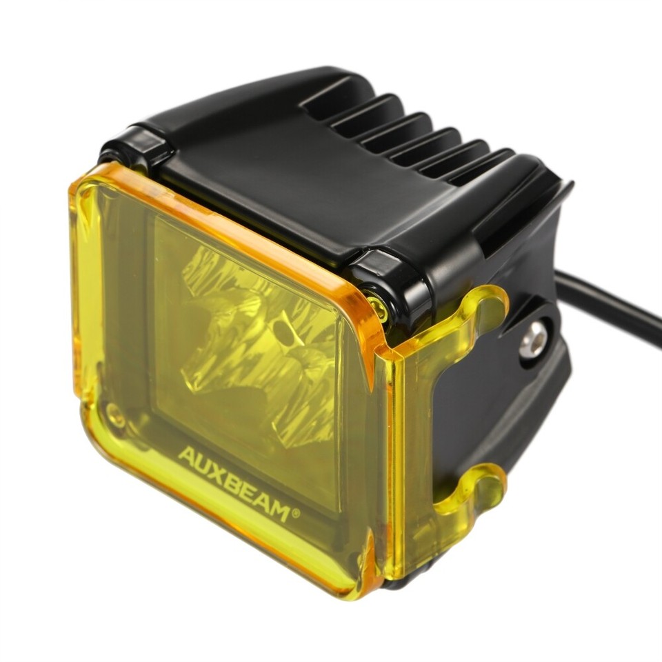 2x 3 Inch Amber Led Cube Light Covers For Led Pods Square Offroad ...