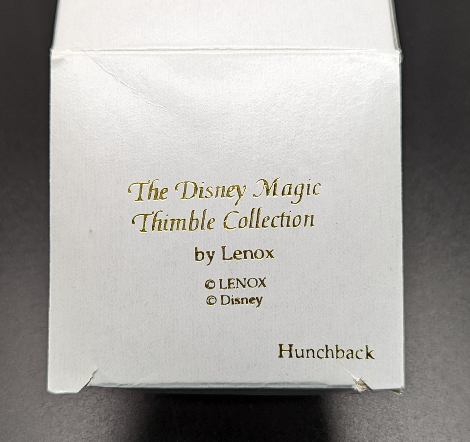 Disney Magic Thimble Collection by Lenox - Handcrafted, Mint, In Box | eBay