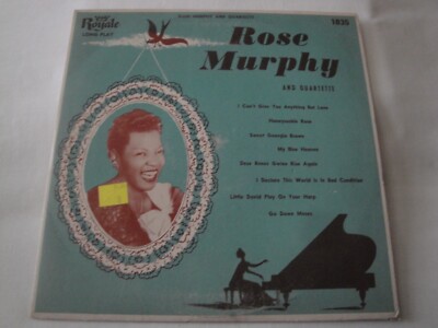 ROSE MURPHY AND QUARTETTE – ROYALE 1835 – 1954 10 INCH MONO LP RECORD ...