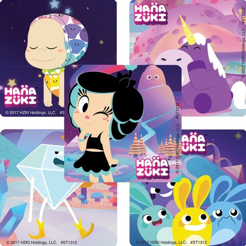Hanazuki Stickers x 5 - Birthday Party Favours Loot - Hanazuki Full of ...