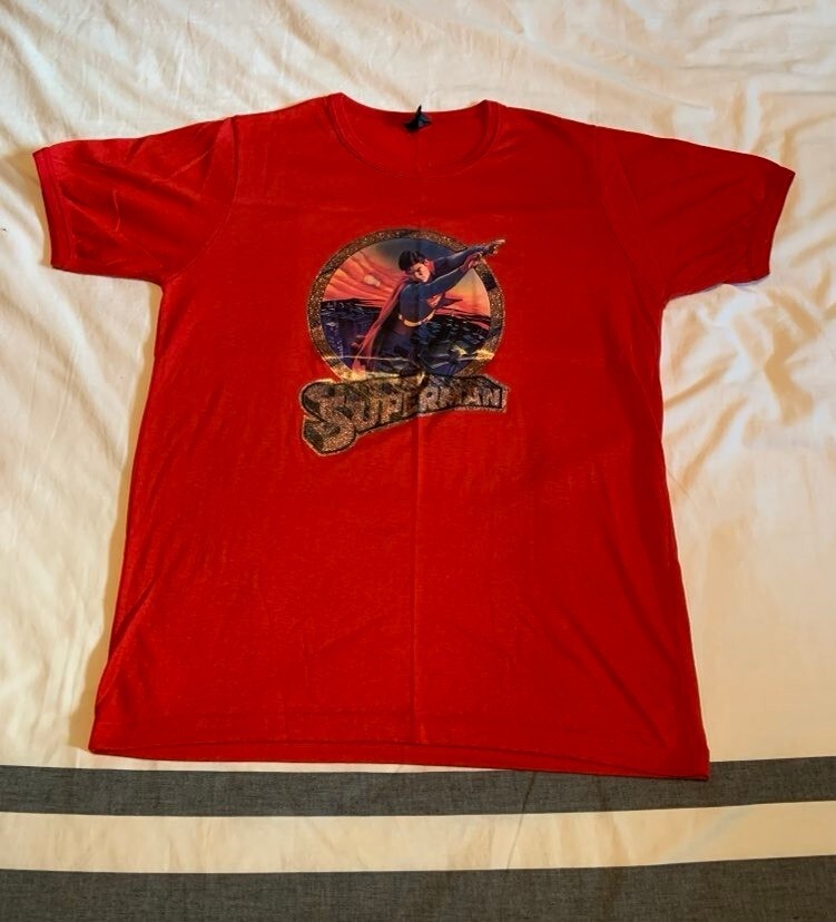 UNWORN AUTHENTIC Vintage 70s Superman Christopher Reeve Justice League ...