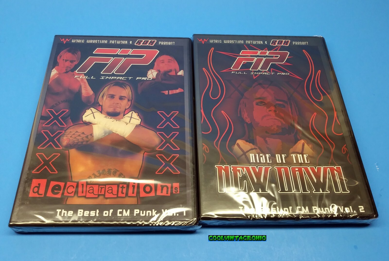 CM Punk DVD Best of Volume 1 & 2 Sealed Full Impact ROH Danielson 04-05 ...