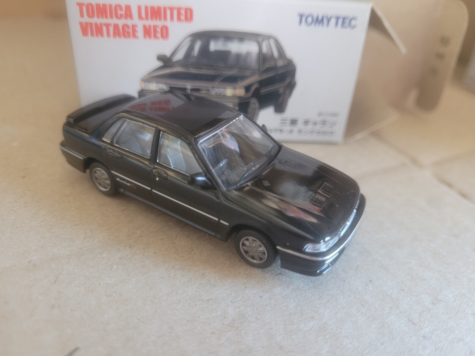 TOMICA LIMITED VINTAGE - MITSUBISHI GALANT VR4 [BLACK] NEAR MINT BOX ...