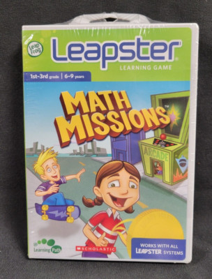 LeapFrog Leapster Math Missions Learning Game Scholastic 1st-3rd Grade, 6-9 Yrs 708431304475| eBay