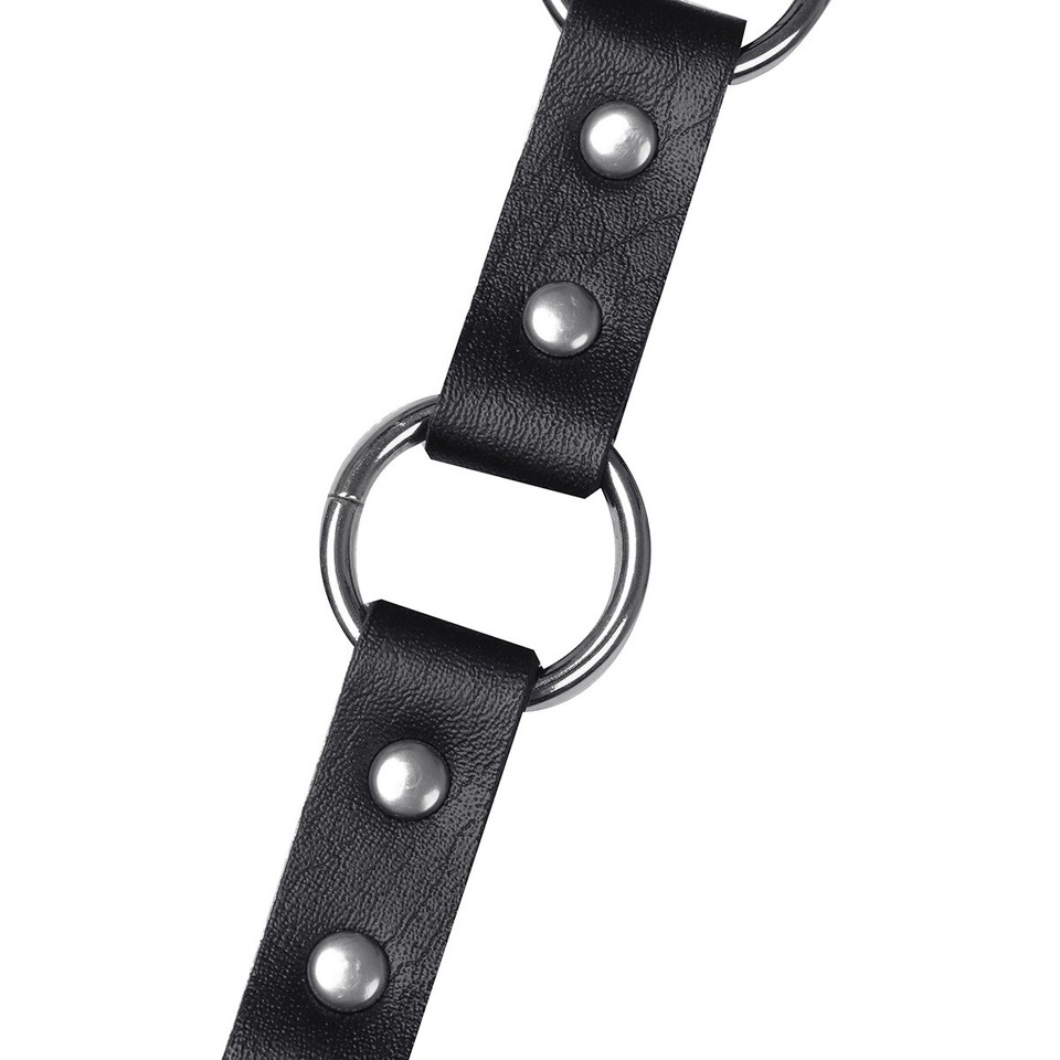 Women Adjustable Leather Harness Bra Body Chest Cage Belt Strap ...