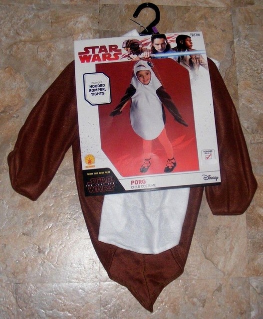 Star Wars The Last Jedi Disney Porg Toddler Halloween Costume 2t 3t for ...