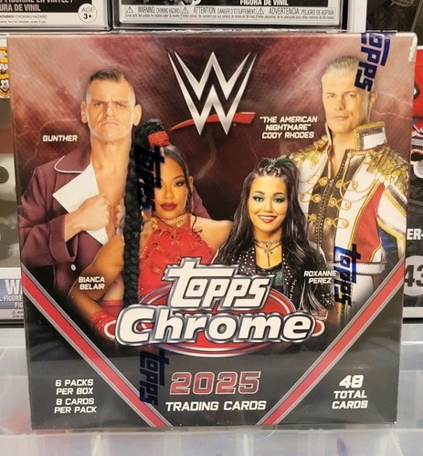 Topps Chrome WWE Mega Box 2025 Factory Sealed New | eBay