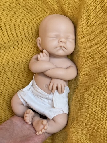 10inch Unpainted Full Body Silicone Baby Dolls DIY Blank Silicone Baby Girl Doll | eBay