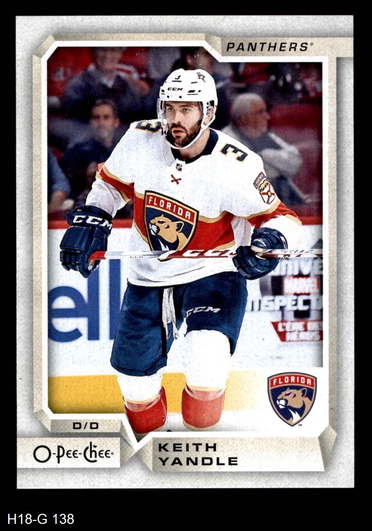 2018 O-Pee-Chee #138 Keith Yandle Panthers-Hockey 8 - NM/MT | eBay