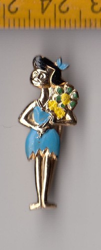 Original Vintage THE FLINTSTONES stick pins 1960s badge Cartoon Comic ...
