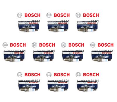 Set of 10 Volvo XC90 Bosch Spark Plugs FR7DPP+ 0242235749 | eBay
