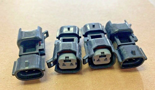 EV6 TO DENSO FUEL INJECTOR ADAPTER CONNECTOR PLUGS -ID1000 ID1050 ...