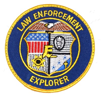 LAW ENFORCEMENT = EXPLORER – GENERIC Sheriff Police Patch FLAG LANTERN ...