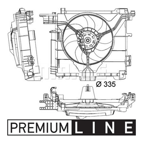 MAHLE Fan, engine cooling CFF 211 000P FOR Fortwo Genuine Top German ...