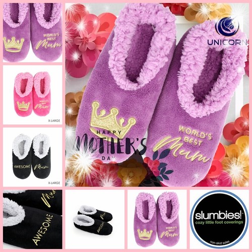 SLUMBIES Pairables Womens MOTHER DAY 2020 Non-Slip Slippers Socks Best ...