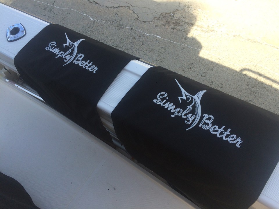Custom Made embroidered Boat Gunwale Boarding mat 30"x36" | eBay