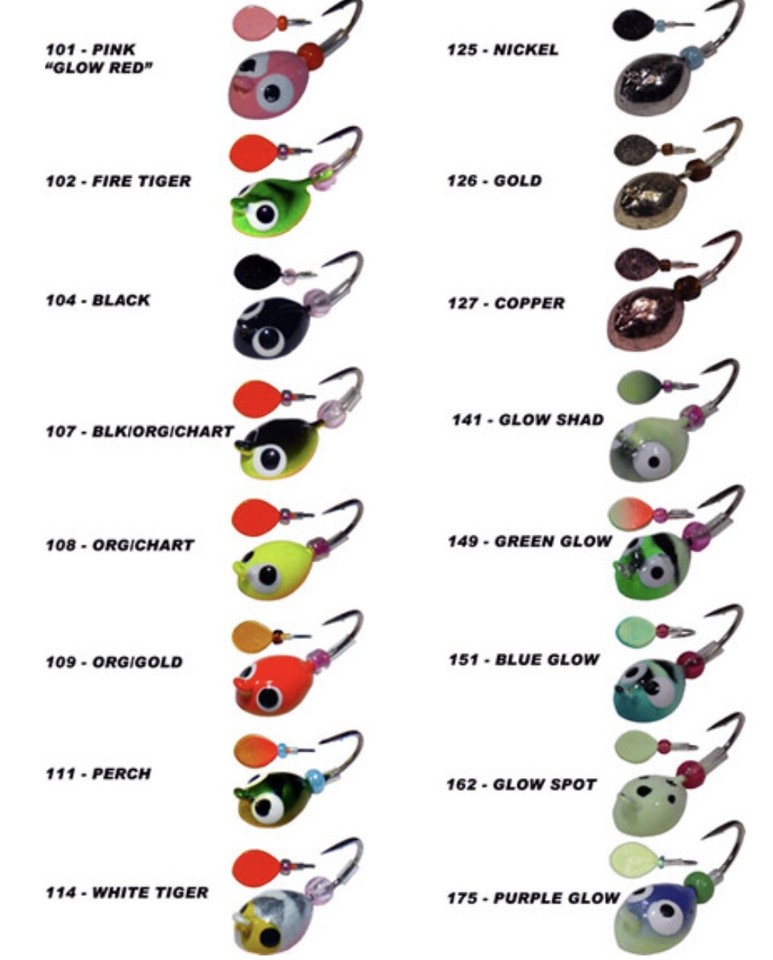 2 Packs Skandia Pelkie Tungsten Ice Fishing Jigs Size 16 Nickel | eBay