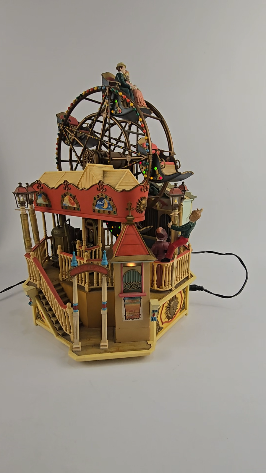 Enesco Majestic Ferris Wheel Music Box With Power Cord Band Organ - 100 ...