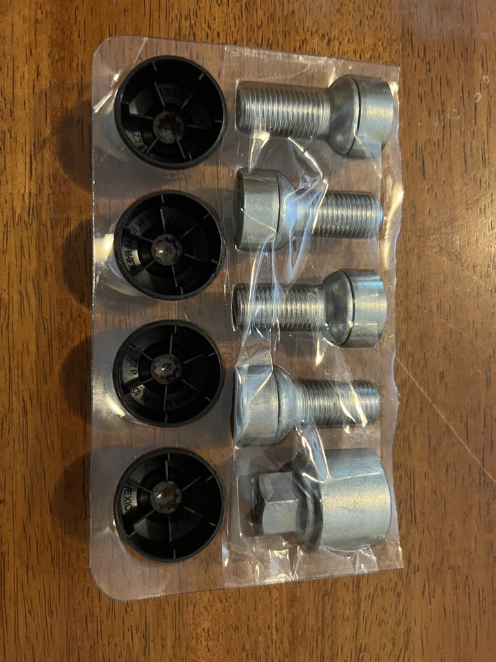 Genuine Volkswagen Lockable Wheel Bolt Set 1K0-698-137-A | eBay