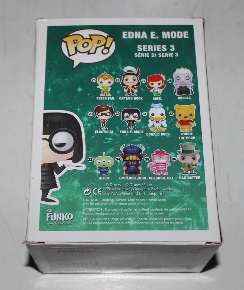 FUNKO POP 30 EDNA MODE DISNEY STORE EXCLUSIVE INCREDIBLES near mint | eBay