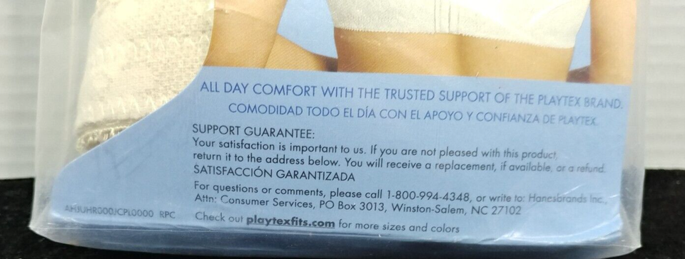 Playtex 18-hour Bra 4693 38DD New Opened Package | eBay