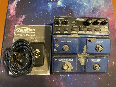 DigiTech JML2 JamMan Stereo Looping Pedal with 9v Power Supply | eBay