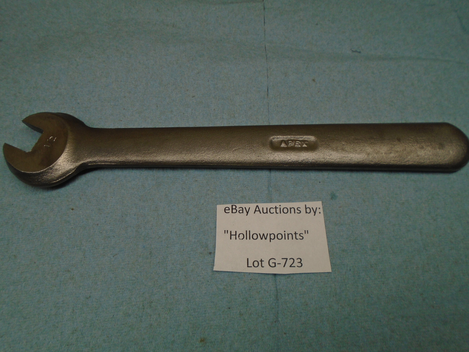 APEX No. 1505 Heavy Duty Metal Lathe Tool Post 1/2" Wrench 9" Long G723 ...