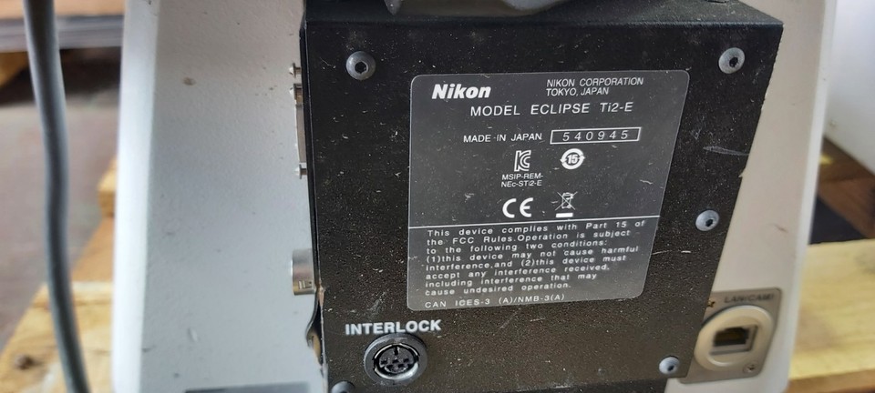 Nikon Eclipse Ti2 Ti2-E Microscope w/TC-C-TC w/TI2-LA-BF w/TI2-F-FSC ...