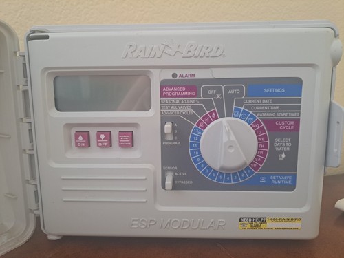 Rain Bird 4 Modules 12 Zones Irrigation Controller Model ESP-M WORKING ...