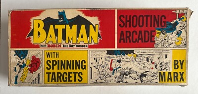 Vintage 1966 Marx BATMAN Shooting Target Arcade with Box! BATMANIA! | eBay