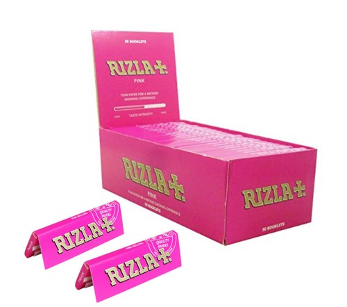 Rizla Pink Rolling Papers Thin Regular Size Smoking Paper For Women ...