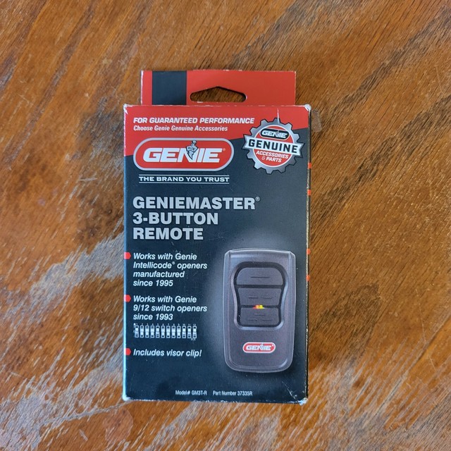 Genie Master Remote Gm3t-r 37335r Garage Door Opener A1 for sale online ...
