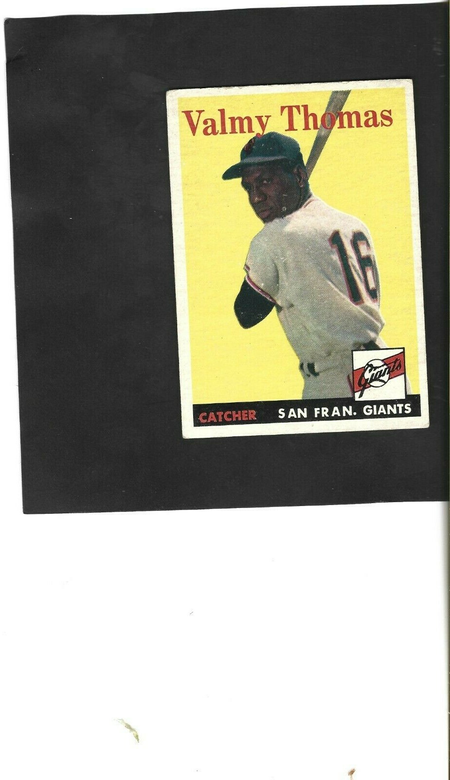 1958 Topps MLB # 86 Valmy Thomas | eBay