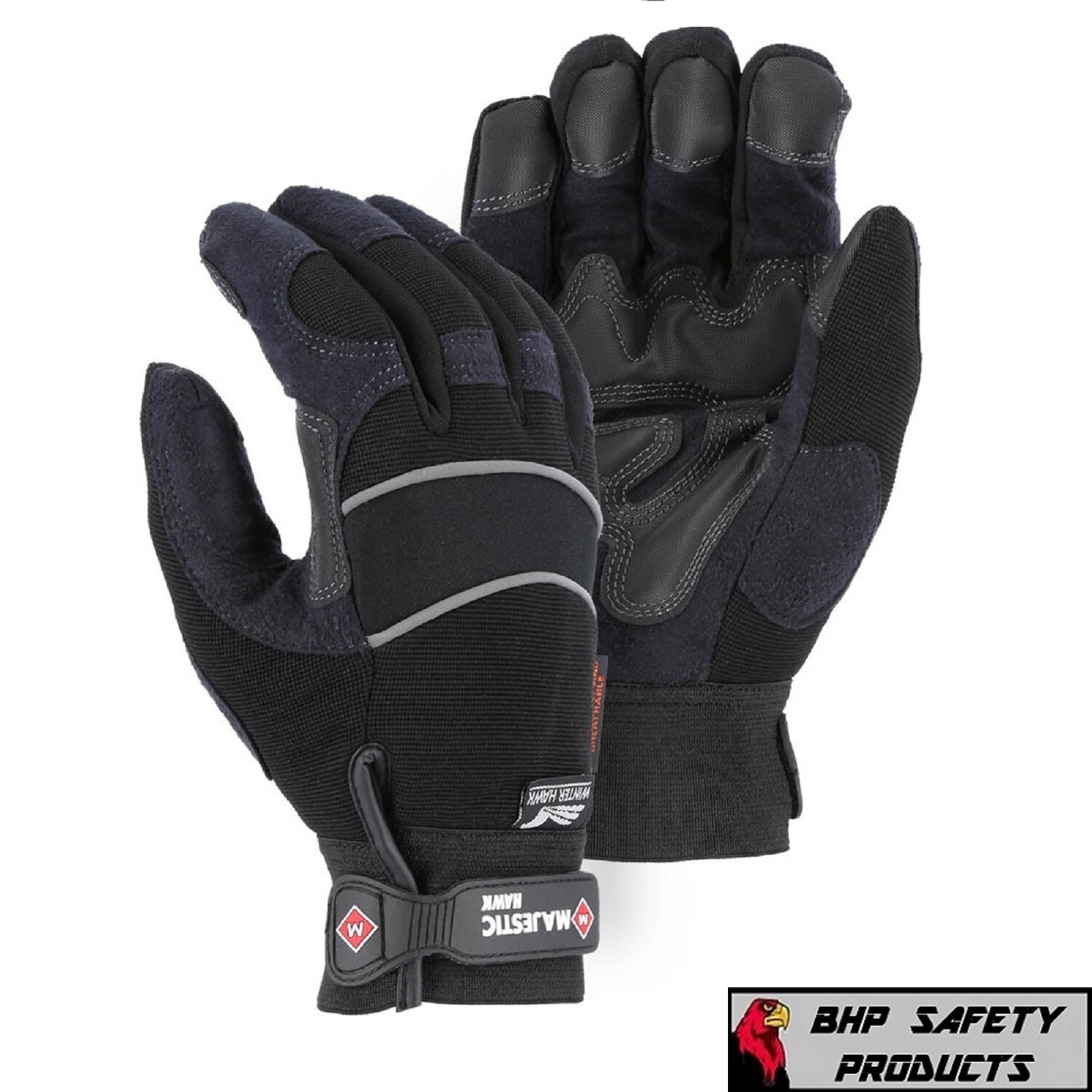 Majestic 2145 Winter Hawk ArmorSkin Insulated Mechanics Work Gloves ...