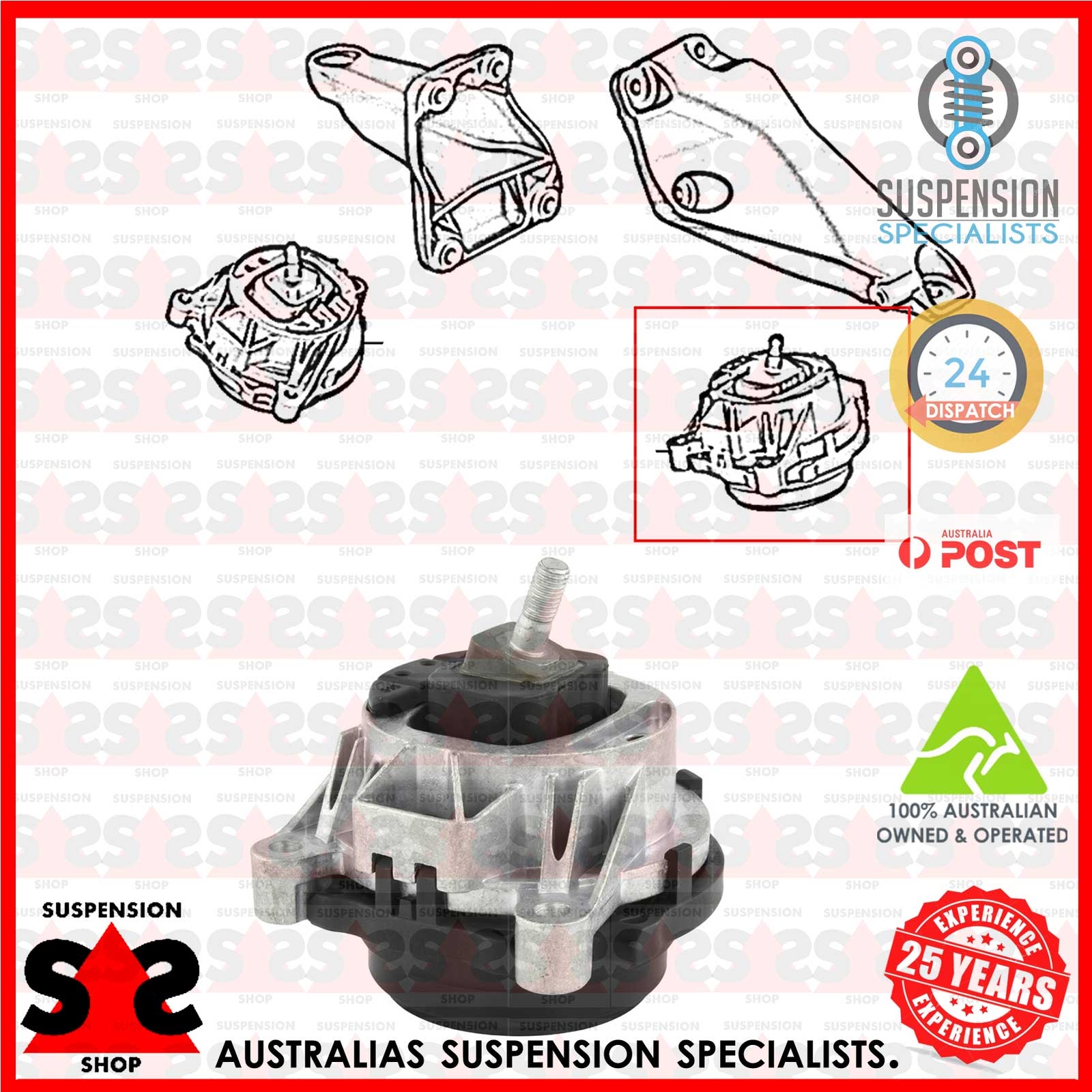 Left Rear Mounting, Engine Suit BMW X3 (F25) xDrive 20 i X3 (F25) | eBay