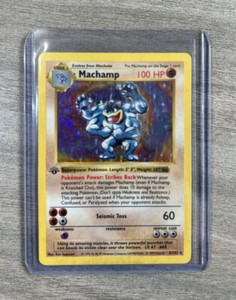Machamp 1999 Pokemon Game #8 1st Edition Holo (Shadowless) Price Guide ...