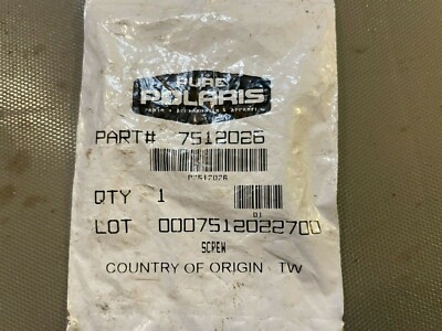 1996 EURO POLARIS NOS SCREW 7512026 t072 | eBay