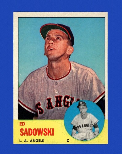 1963 Topps Set-Break #527 Ed Sadowski EX-EXMINT *GMCARDS* | eBay