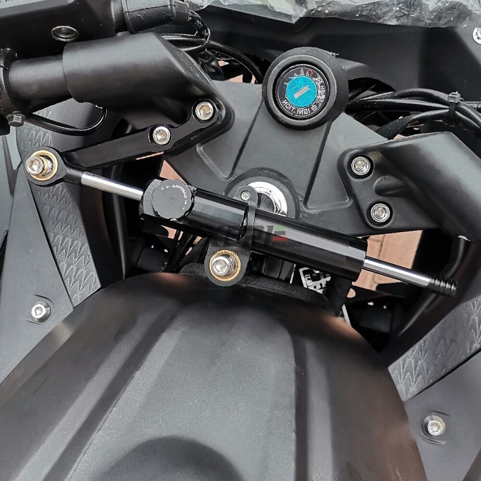 NEW Steering Damper Stabilizer For Harley Dyna Softail Road King Street ...